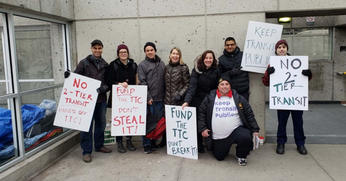 Fund the TTC, Don’t Break it! Transit Advocates Fight to Keep TTC in ...