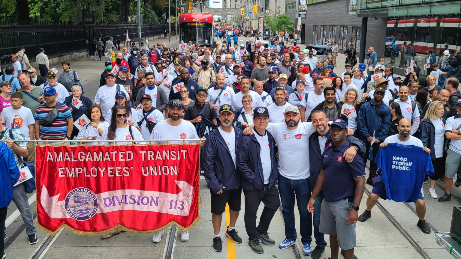 ATU Local 113 marches with labour workers at annual parade – ATU Local 113