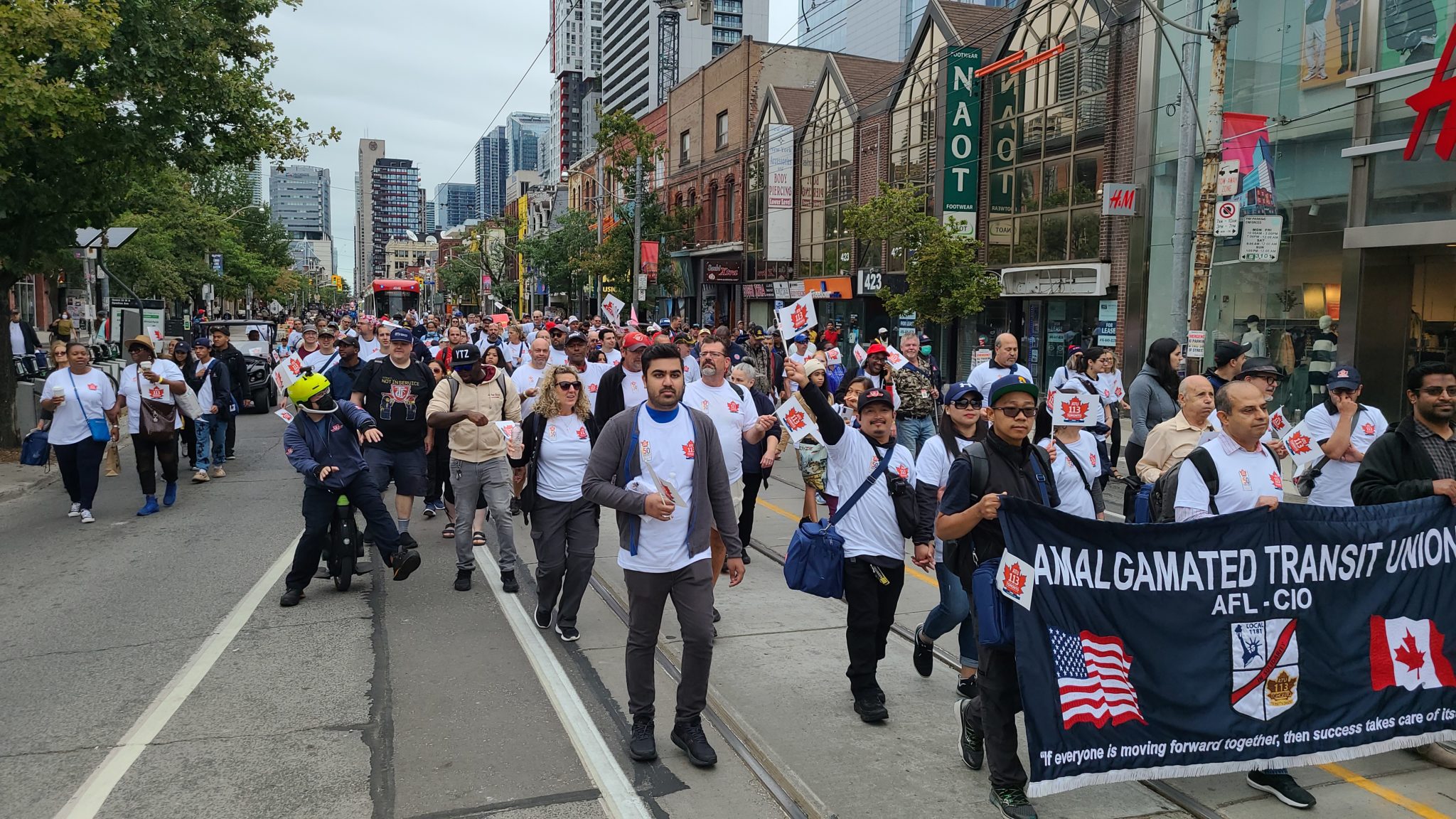 ATU Local 113 marches with labour workers at annual parade – ATU Local 113
