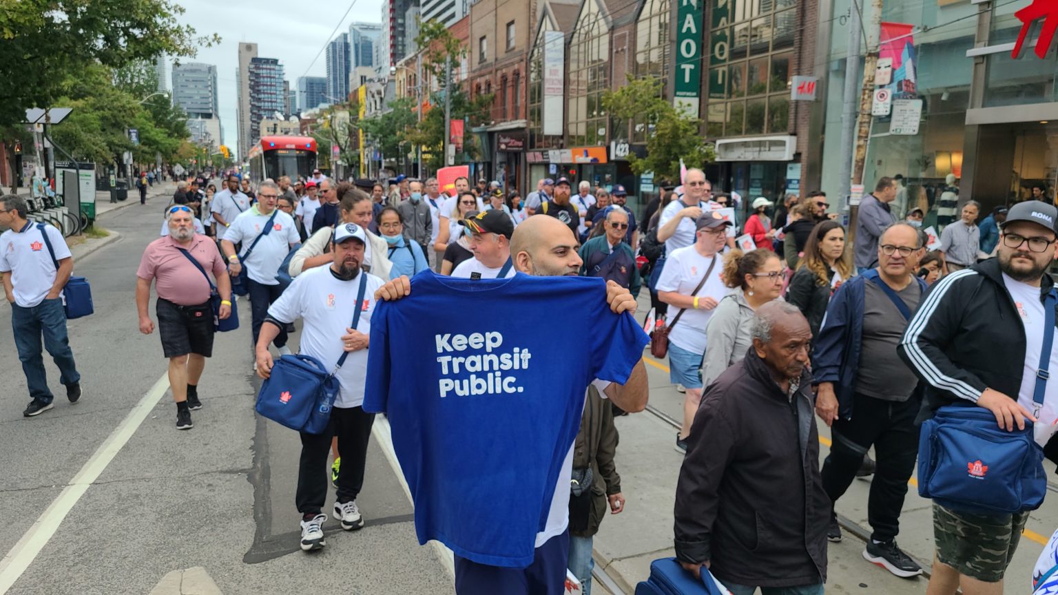 ATU Local 113 marches with labour workers at annual parade – ATU Local 113