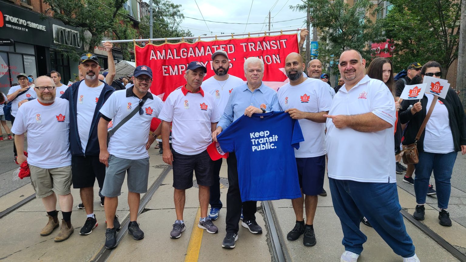ATU Local 113 marches with labour workers at annual parade – ATU Local 113
