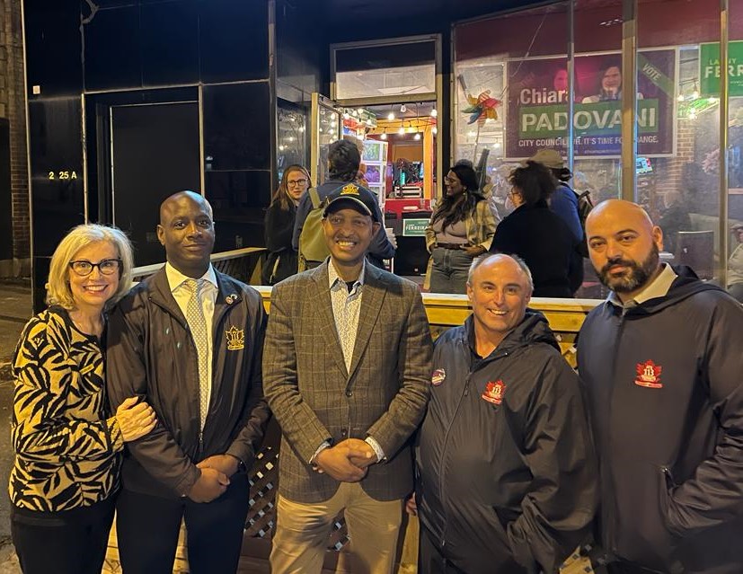 ATU Local 113 President and Board members visit campaigns on election ...