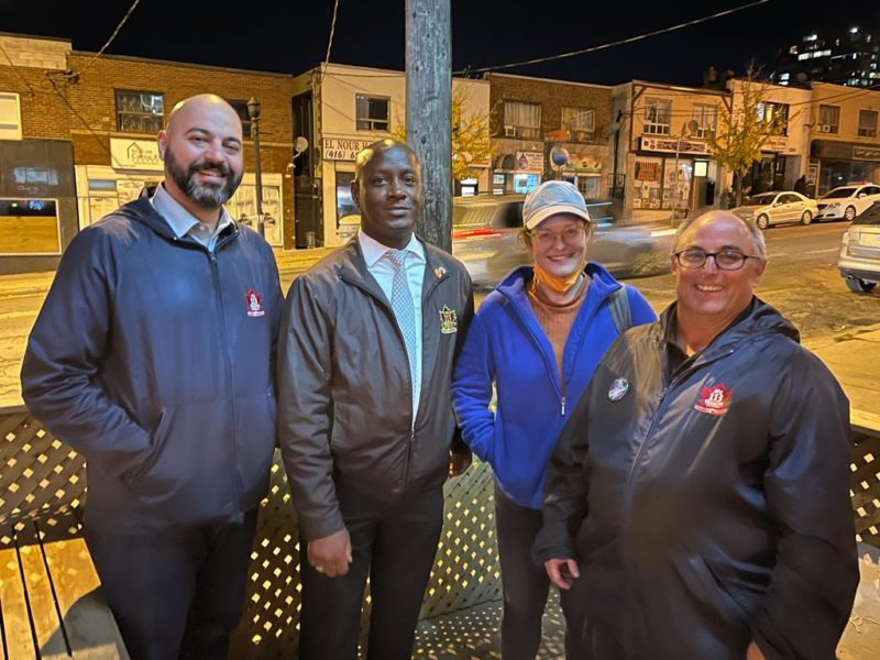 ATU Local 113 President and Board members visit campaigns on election ...