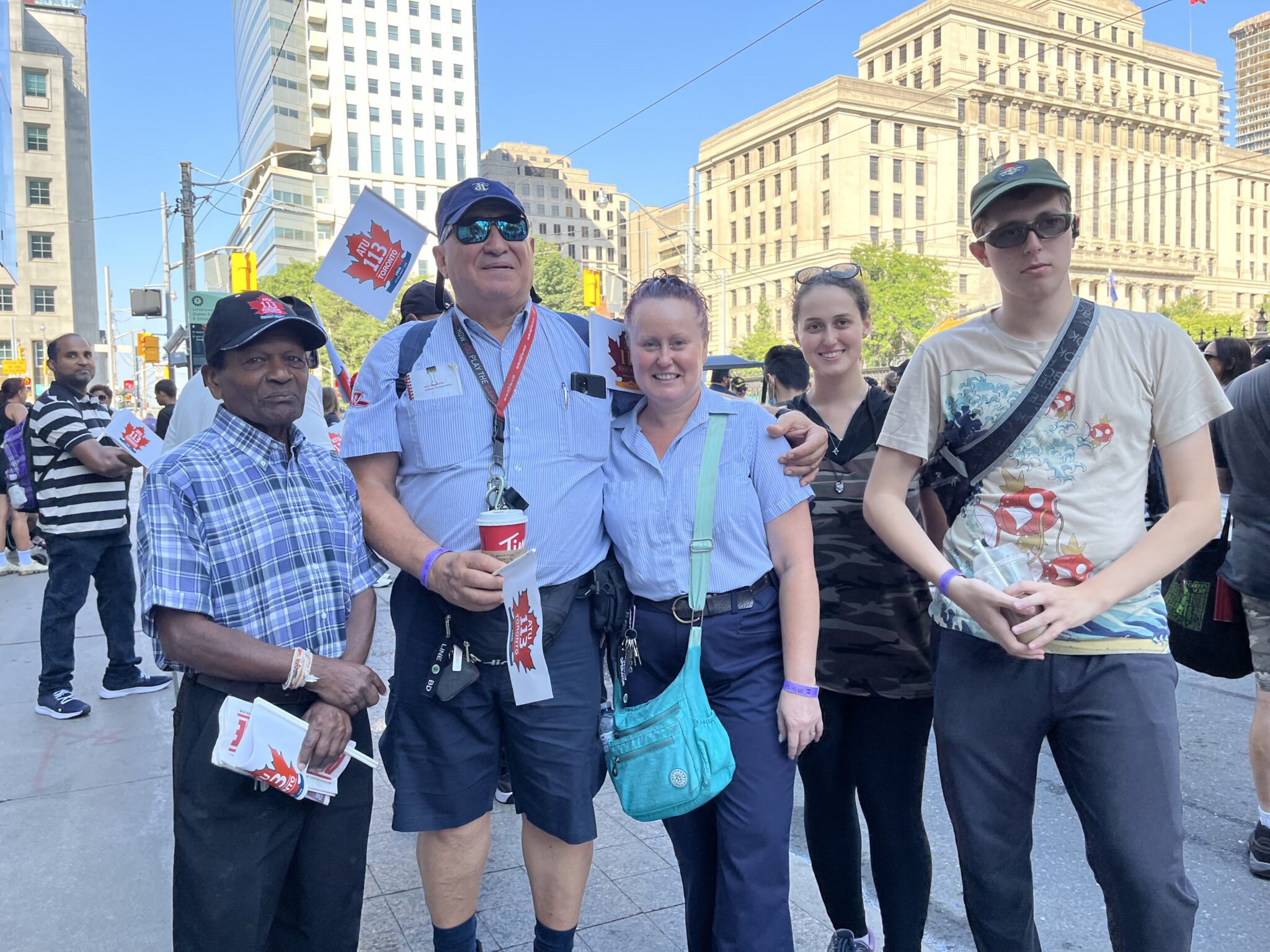 ATU Local 113’s Executive and Members march in today’s Labour Day ...