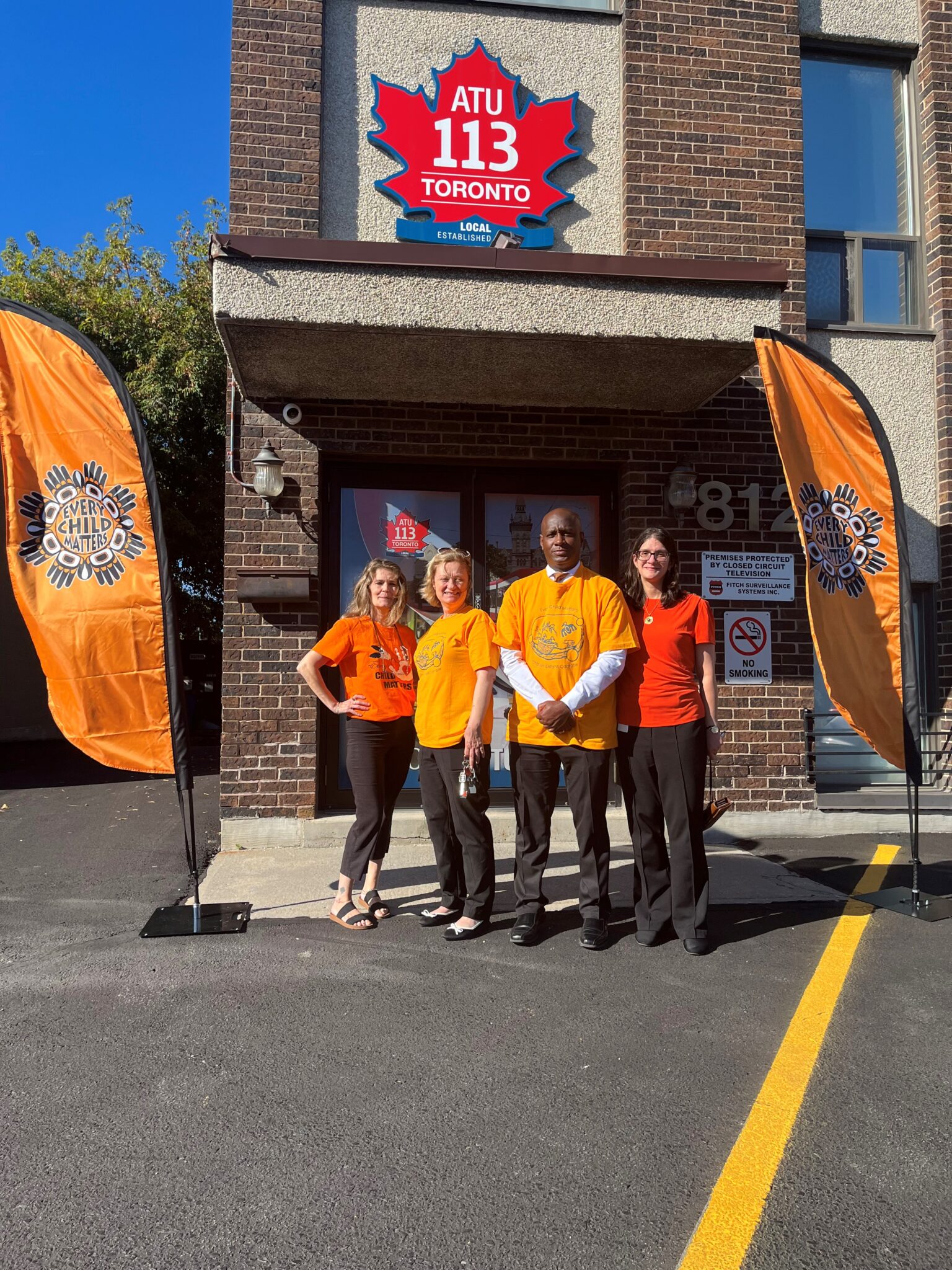 Local 113 commemorates Orange T-Shirt Day – ATU Local 113