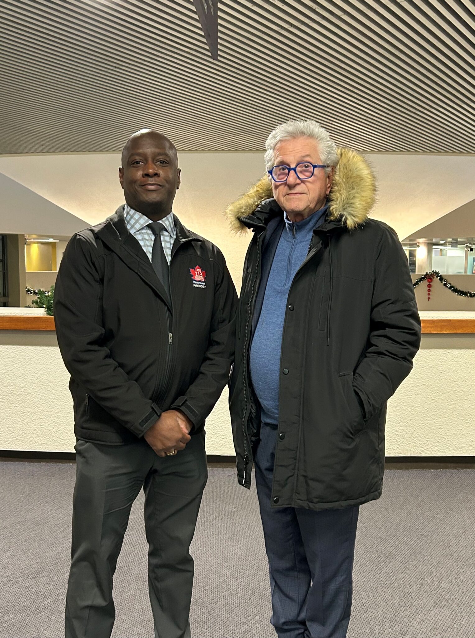 Councillor Mike Colle shares ATU Local 113 concerns regarding Crosstown ...
